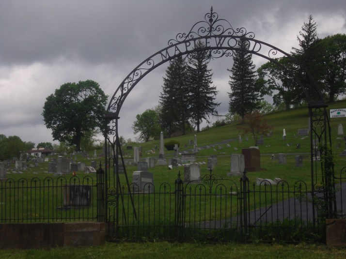 my old wrought iron cemetery fence | The Railroader's Daughter